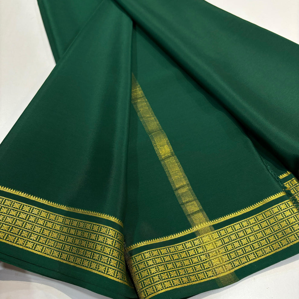 Pure Mysore Silk Saree | 120 grams | KSIC grade | Raj Silk Villa