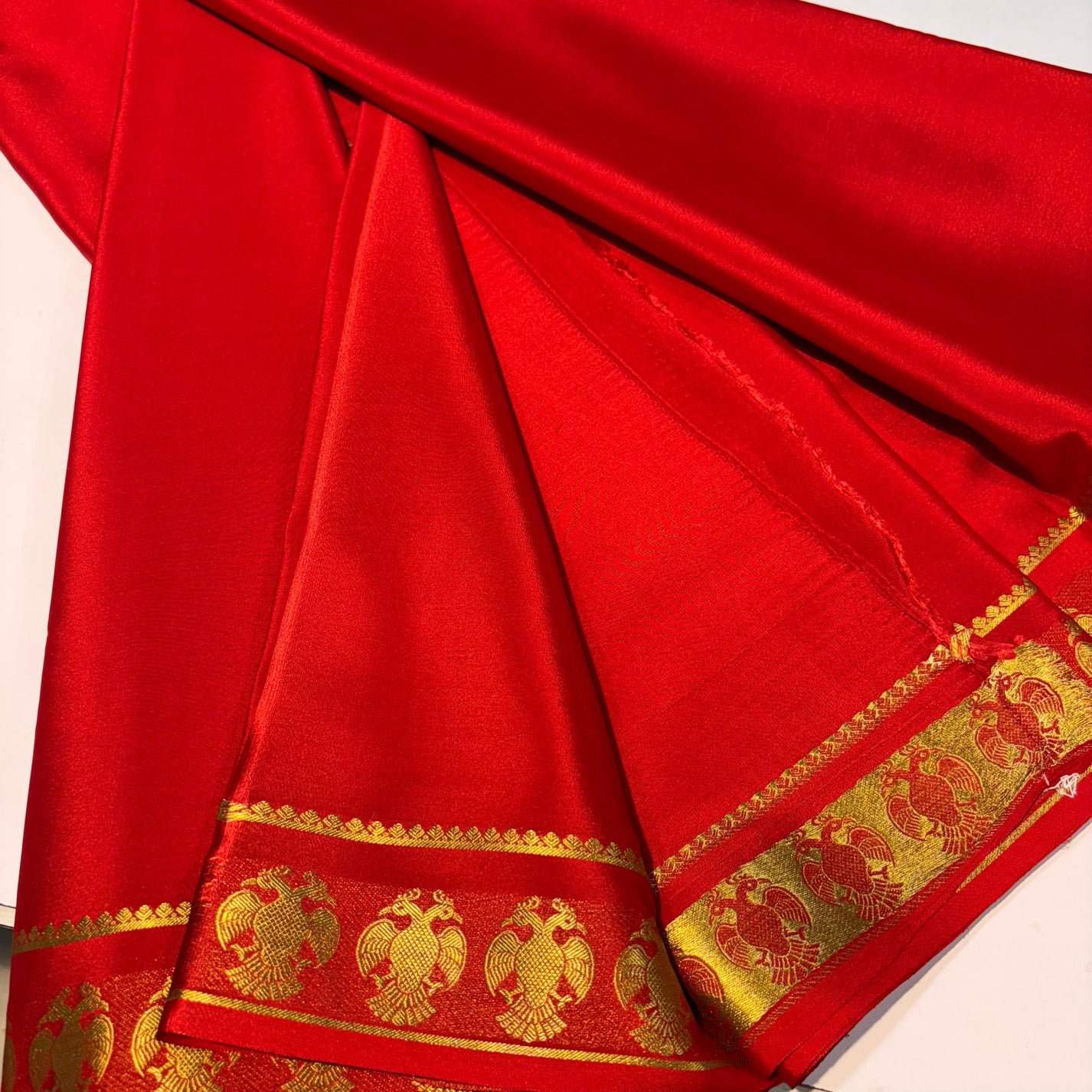 Pure Mysore Silk Saree | Gandaberunda Pattern | Raj Silk Villa