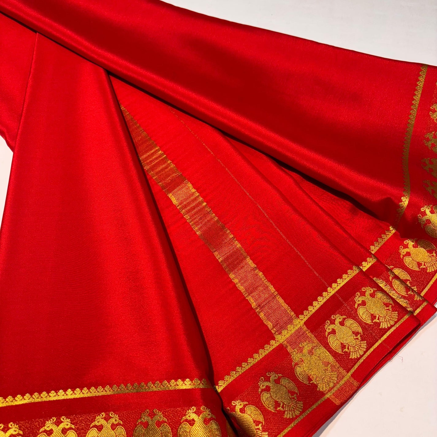 Pure Mysore Silk Saree | Gandaberunda Pattern | Raj Silk Villa