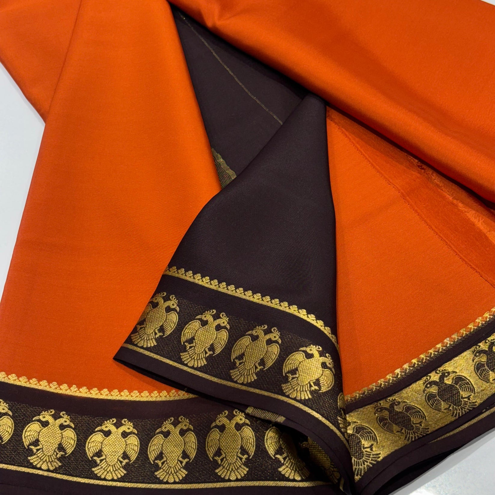 Pure Mysore Silk Saree | Gandaberunda Pattern | Raj Silk Villa